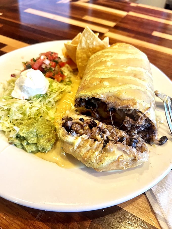 This burrito could feed a small village—but you'll fight anyone who tries to take it from you, even as melted cheese makes escape attempts.