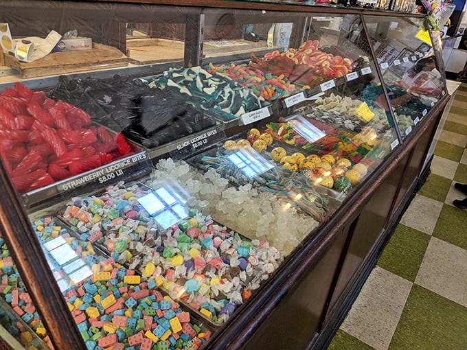 This candy case isn't just displaying sweets&mdash;it's exhibiting edible artifacts from your childhood, each one triggering a memory you forgot you had.