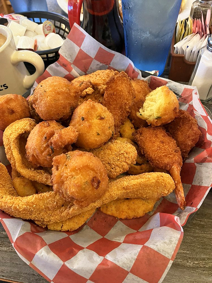 This basket of golden-fried delights isn't just food&mdash;it's a crunch compilation album featuring greatest hits from the deep fryer.