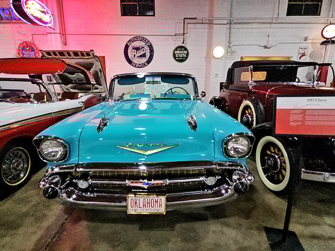 The turquoise 1957 Chevy Bel Air &ndash; with its iconic fins and chrome &ndash; remains the ultimate symbol of America's mid-century automotive optimism.