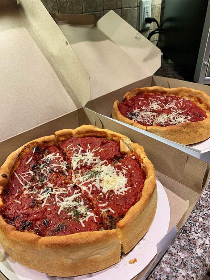 Chicago-style pizza this far from the Windy City shouldn't be this good—it's like finding a Broadway show in your local high school auditorium.