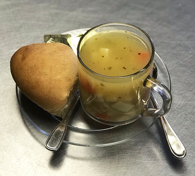 Proof that A Slice of Pie isn't just about dessert&mdash;this hearty soup and homemade roll combo could warm the coldest Missouri winter day.