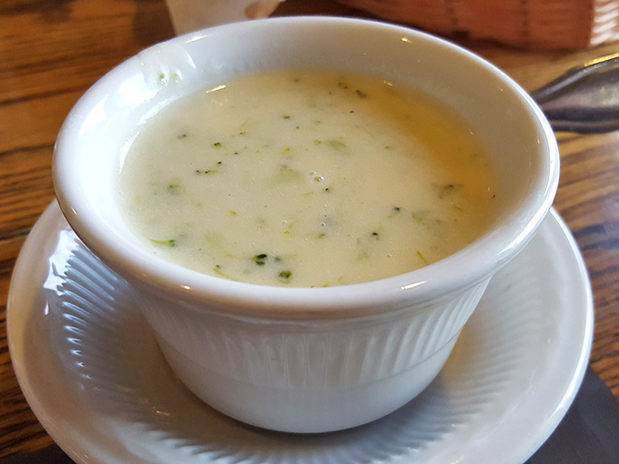 This isn't just clam chowder&mdash;it's a creamy bowl of New England comfort that somehow found its happy place in the heart of Indiana.
