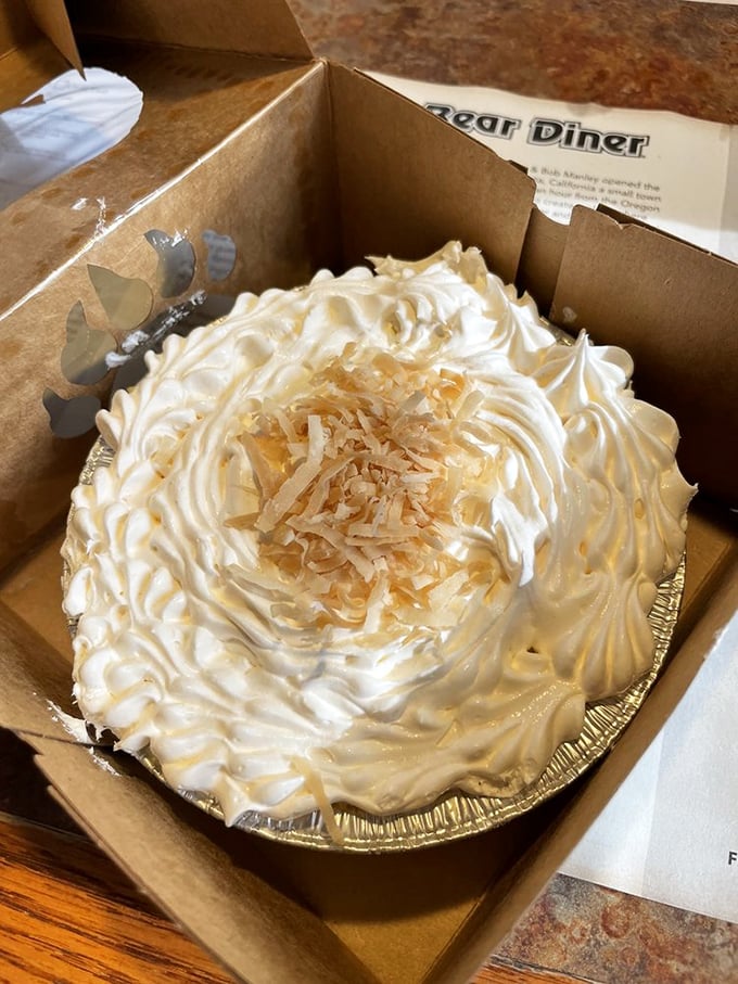 This isn't just coconut cream pie&mdash;it's a cloud that somehow learned to taste like paradise. The toasted coconut sprinkles are just bragging.