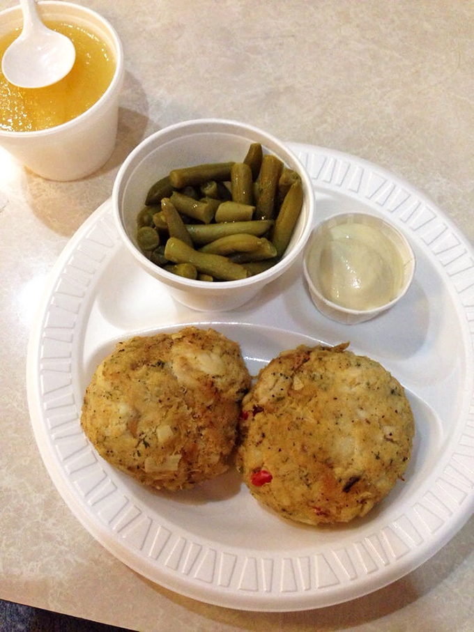 Crab cakes that actually contain crab&mdash;revolutionary! Paired with green beans and tartar sauce, they're Maryland's gift to the Steel City.