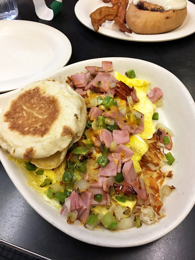 This Denver skillet doesn't just feed you; it fortifies you against whatever Iowa weather throws your way. Breakfast as survival gear.