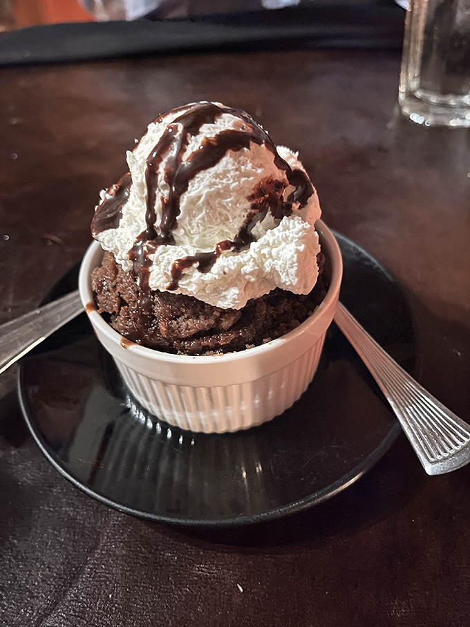 This chocolate dessert with whipped cream isn't just the final act&mdash;it's the encore that brings the house down. Sweet perfection.