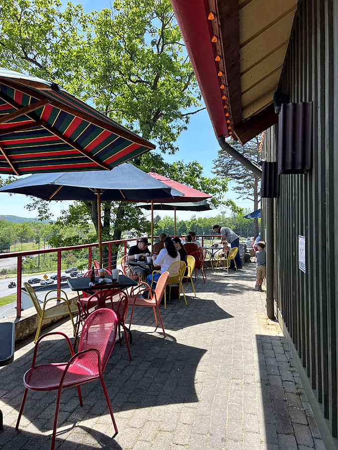 The vintage truck display isn't just decoration&mdash;it's a time machine to when barbecue was cooked with patience instead of gadgets.