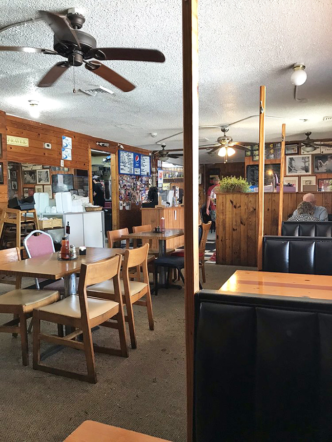 A dining room where conversations flow as freely as the sweet tea, and nobody's checking their watch.