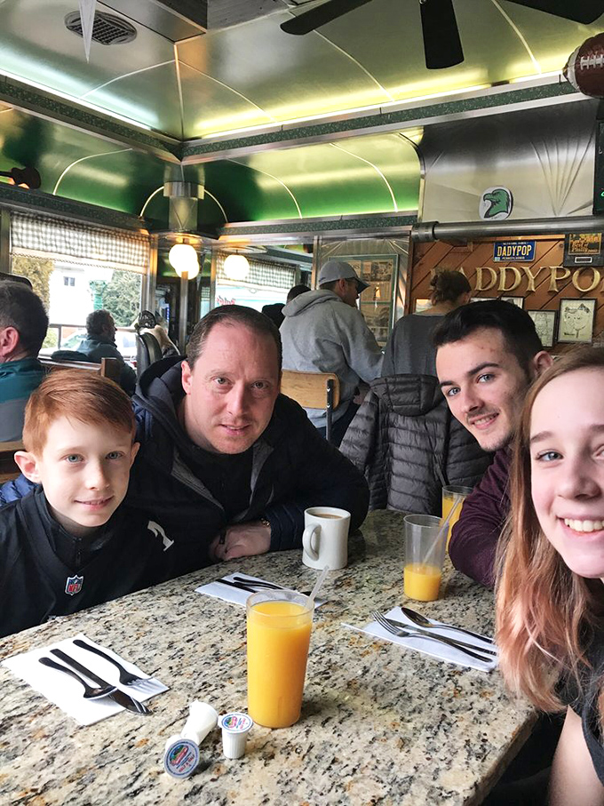 Where families create memories over orange juice and pancakes. No phones necessary when there's actual conversation to be had.