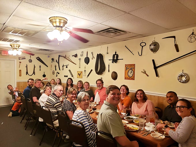 Multi-generational gatherings around these tables aren't just meals&mdash;they're memory-making sessions with chicken as the honored guest.