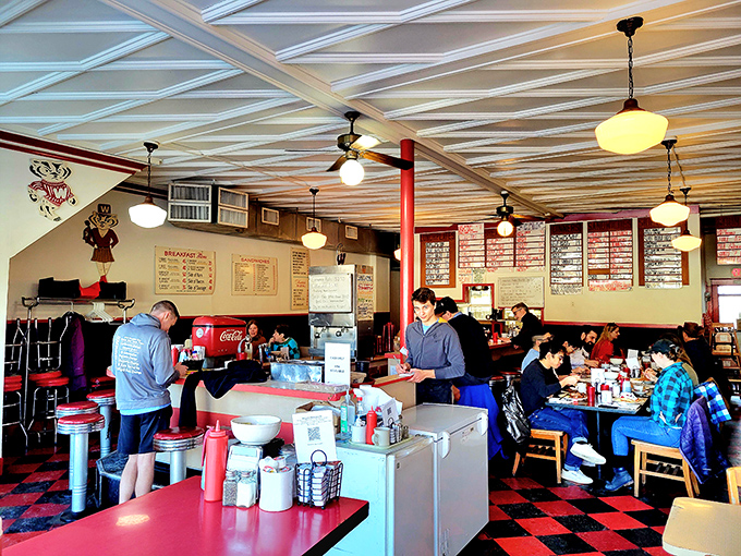 The symphony of Mickies plays on&mdash;clattering plates, murmured conversations, and the occasional triumphant "more coffee?" from across the room.