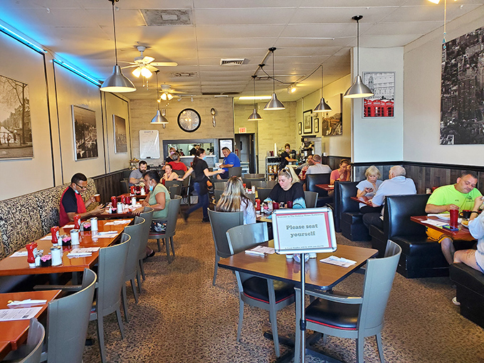 The true measure of a local gem: a dining room where strangers become neighbors over coffee refills and shared food memories.