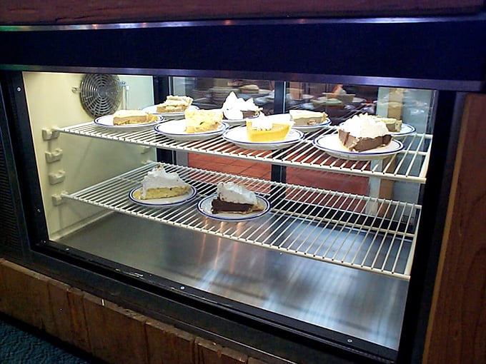 The dessert case&mdash;because after a barbecue feast, your sweet tooth deserves its own moment of glory.