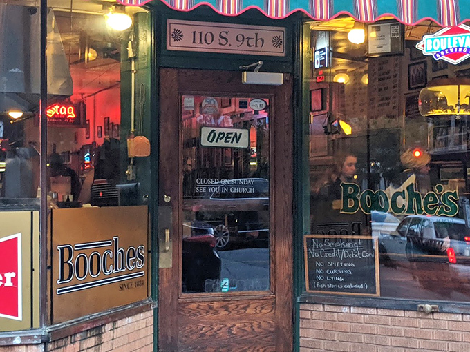 The entrance promises "Closed Sunday, See You In Church" &ndash; a charming reminder that some traditions, like taking a day of rest, never go out of style.