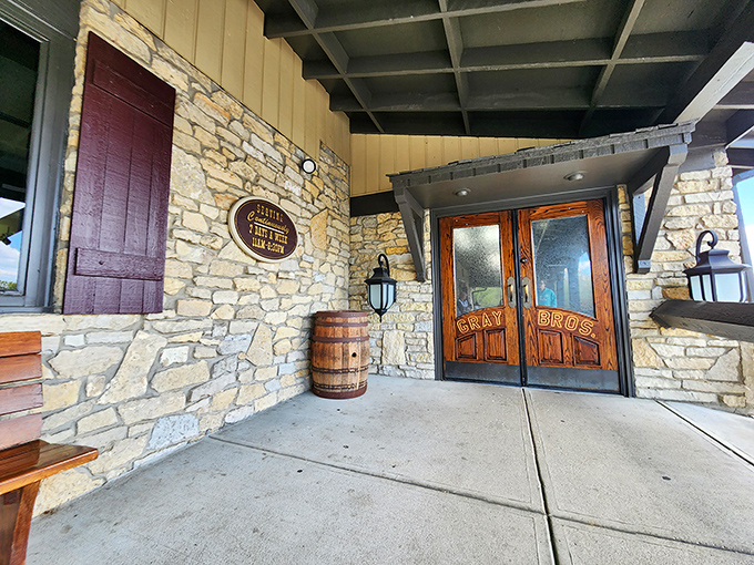 Those wooden doors don't just lead to a restaurant&mdash;they're a portal to a time when calories were just numbers nobody counted.