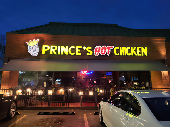 As night falls, Prince's neon glow beckons heat-seekers like moths to a deliciously dangerous flame.