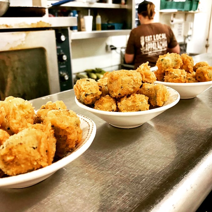 These golden-fried okra nuggets aren't just a side dish&mdash;they're little Southern treasures that might make you forget about French fries altogether.