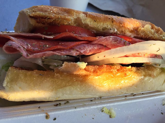 The Godfather sandwich makes an offer your taste buds can't refuse&mdash;layers of Italian meats and cheeses that would make Sicily proud.