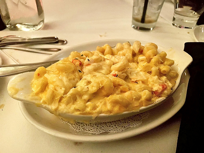 Mac and cheese transcends to heavenly status when king crab enters the equation. This isn't comfort food&mdash;it's comfort royalty.