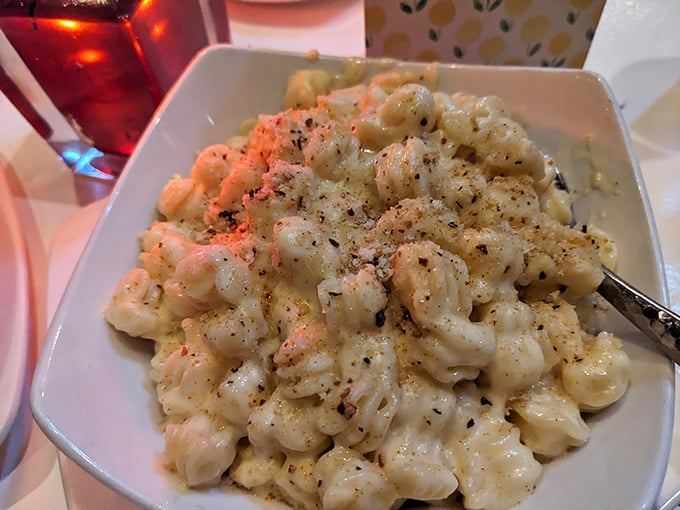 Mac and cheese that would make your grandmother both jealous and proud. Creamy, dreamy, and worth every single carb.