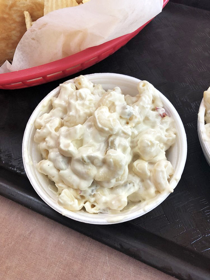 Macaroni salad so good it makes you question why you've wasted years eating the grocery store version.