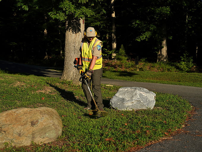 Park maintenance isn't glamorous, but without these dedicated rangers, our historical treasures would quickly return to wilderness.