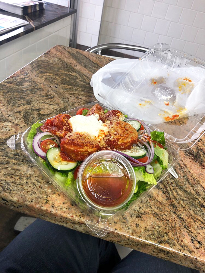 This is what happens when a salad and a meatball have a beautiful romance &ndash; a relationship your doctor might question but your soul will celebrate.