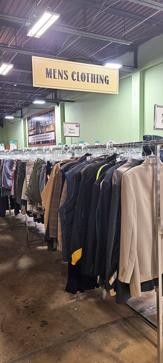 Men's clothing that ranges from "job interview" to "weekend warrior." That sport coat might have attended more interesting parties than you have.