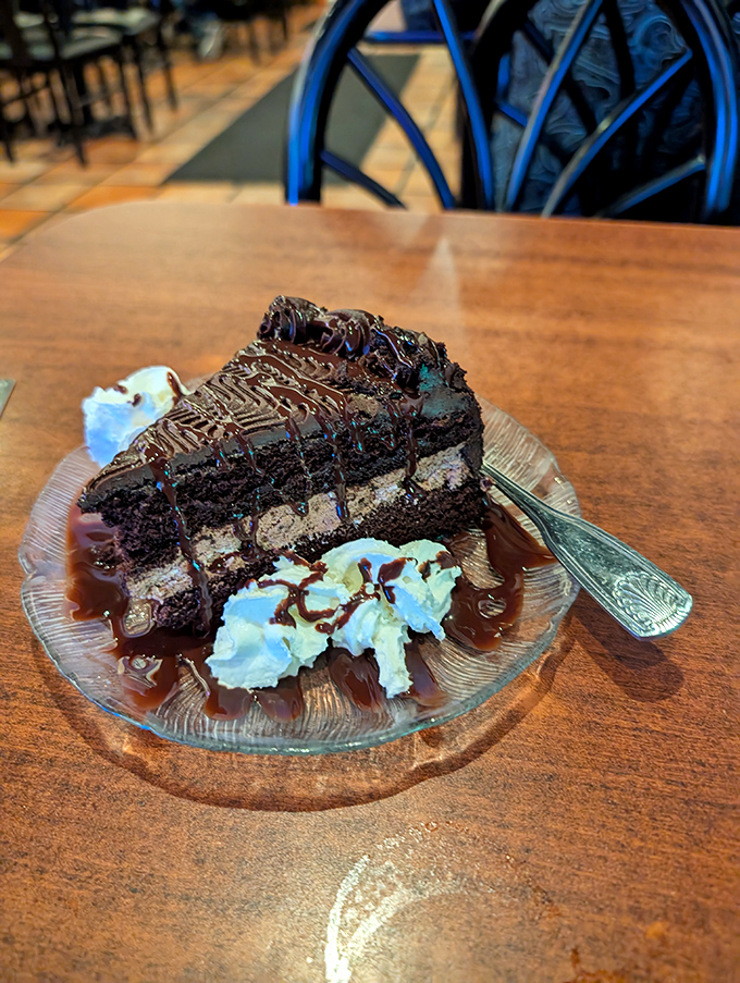 After a seafood feast, this chocolate mud pie provides the perfect sweet finale. Rich, layered, and unapologetically indulgent.