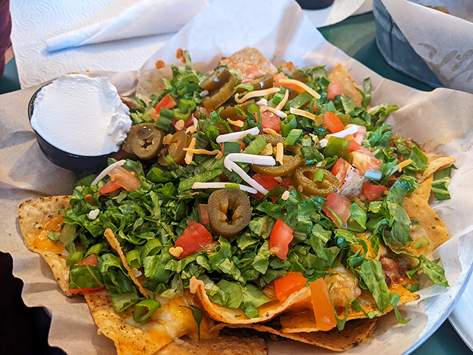Nachos gone wild! This isn't just a appetizer; it's a flavor fiesta that'll make your taste buds do the cha-cha.