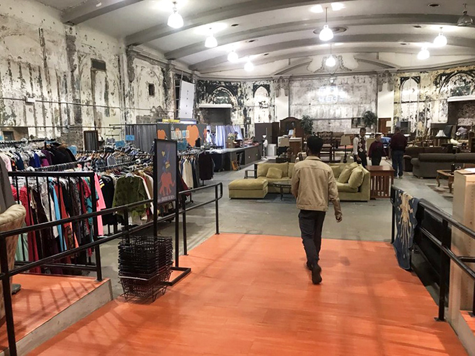 The open floor plan invites wandering, where each aisle offers the possibility of finding that perfect something you weren't looking for.