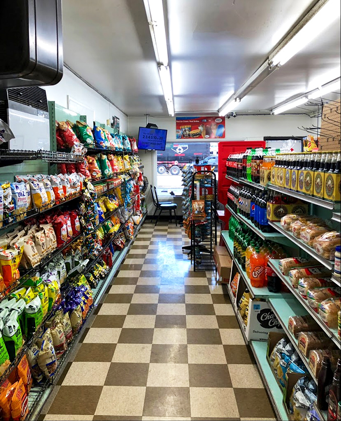 Beyond sandwiches, Malin's serves as a neighborhood market with shelves stocked with essentials and treats for the complete deli experience.