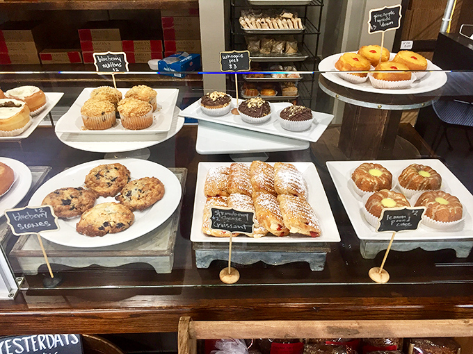 A pastry lineup that deserves its own theme music. Each item looks like it's auditioning for the lead role in your breakfast.