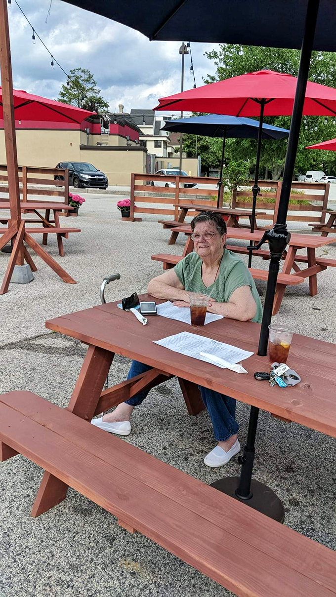 The outdoor patio&mdash;where fresh air somehow makes everything taste better, and strangers become friends over coffee refills.