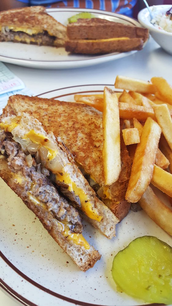 The patty melt&mdash;where burger meets grilled cheese in a beautiful marriage that proves sometimes the best relationships are the messiest ones.