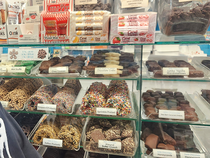 Perfect Pretzm boxes stacked like delicious dominoes, ready to fall right into your shopping bag without any resistance.