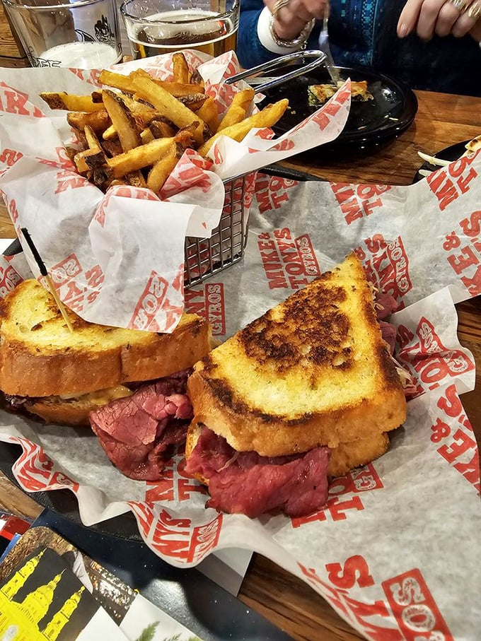 The Reuben sandwich proves Mike & Tony's isn't a one-trick pony&mdash;it's a whole stable of delicious options beyond Greek cuisine.