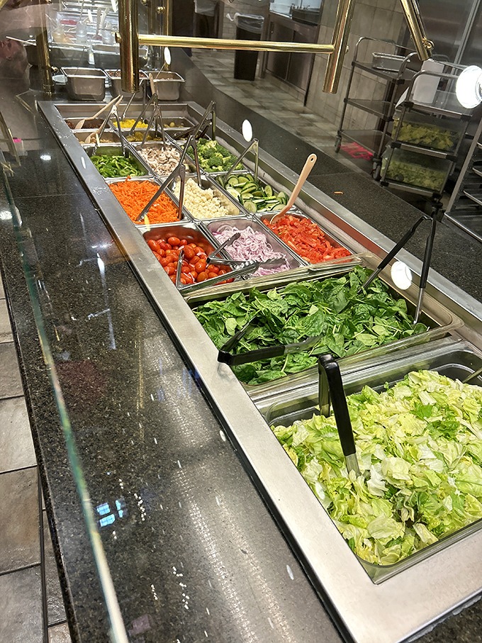 A salad bar that makes eating vegetables feel less like penance and more like pleasure. Even confirmed carnivores might be tempted.