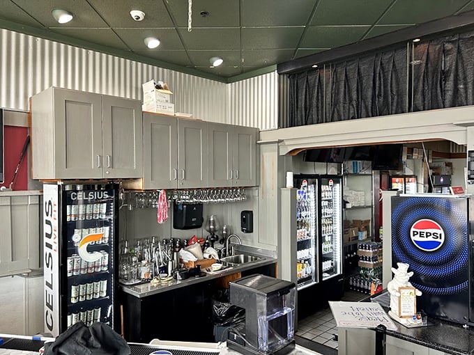 Behind every great restaurant is a well-organized service area. This one's stocked with everything needed to keep hungry Tuscaloosa residents satisfied.