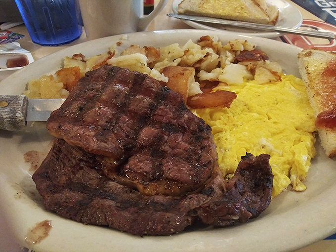 This isn't just steak and eggs&mdash;it's a carnivore's love letter to morning. The kind of breakfast that makes you want to go back to bed, but only to dream about it.