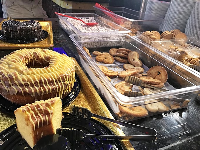 The dessert section proves that saving room was either the best decision you've made or the tragic mistake you'll rectify next visit.