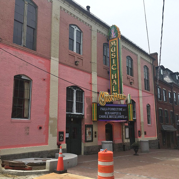 The Music Hall's vintage marquee glows with promise, a beacon of culture that's been Portsmouth's entertainment headquarters since long before Netflix existed.