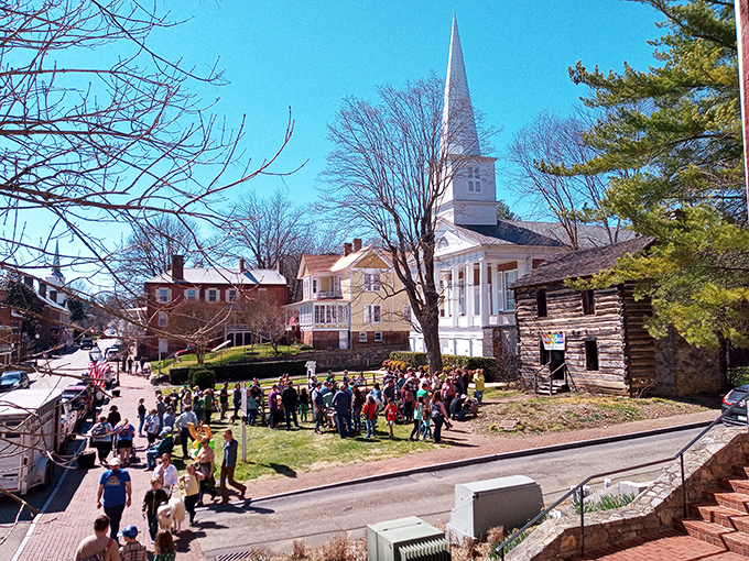 Jonesborough's historic churches and log cabins draw crowds eager to connect with America's past in Tennessee's oldest town.