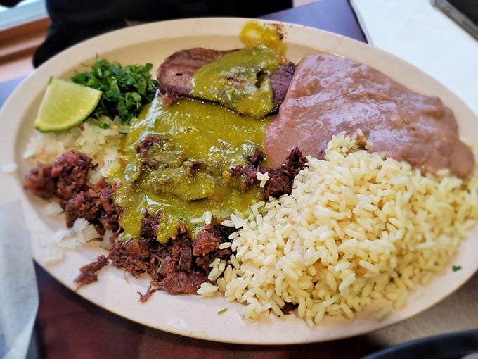 When your takeout container looks like this, you've officially graduated from "grabbing a bite" to "experiencing culinary art in Styrofoam."
