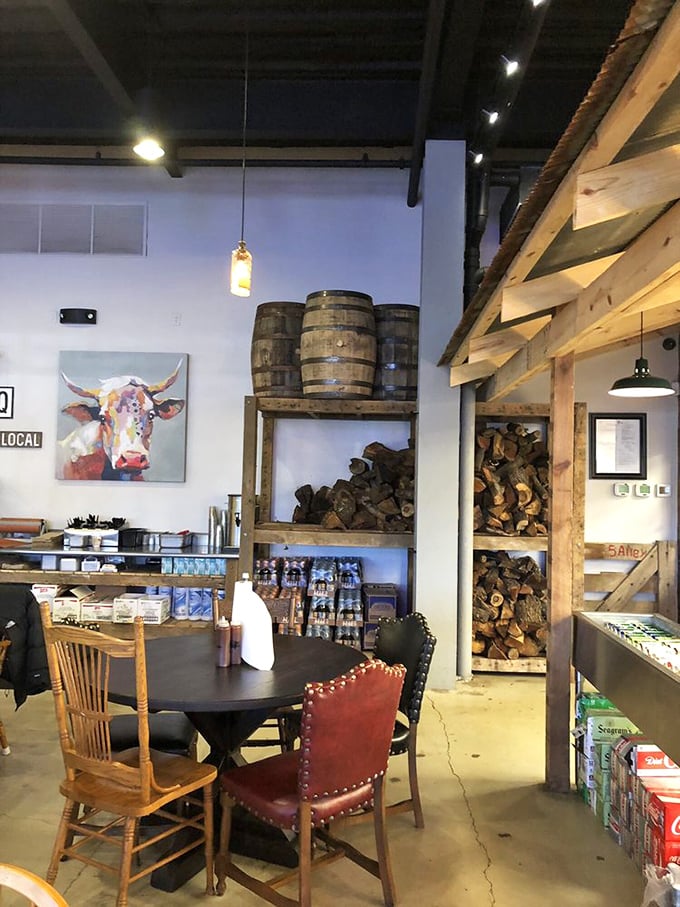 When your d&eacute;cor includes bourbon barrels and stacked firewood, you're not just serving barbecue&mdash;you're living it.