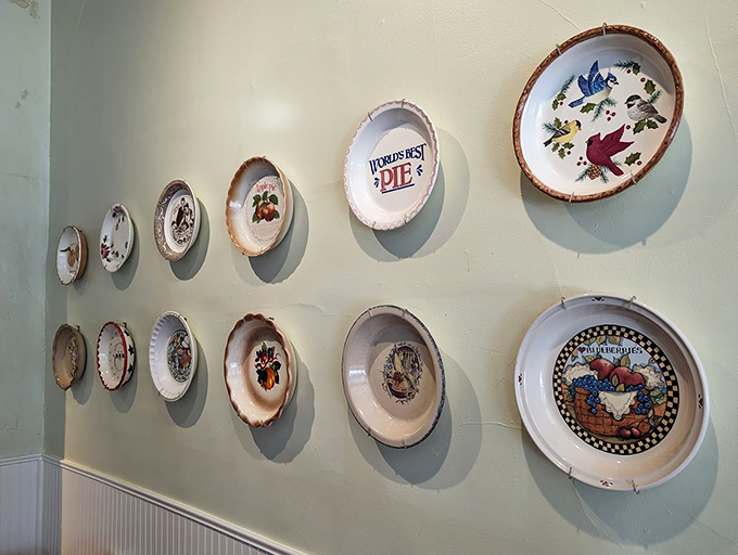These decorative plates aren't just wall art&mdash;they're a pie hall of fame. That "World's Best Pie" proclamation isn't marketing; it's simply stating facts.