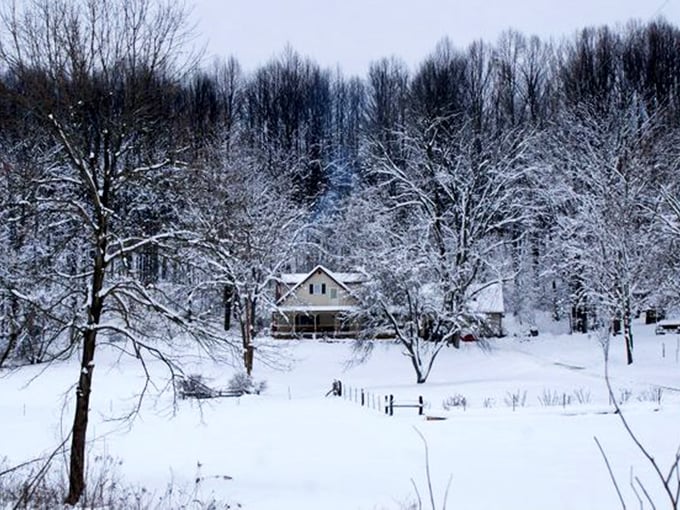 Winter blankets Spencer in pristine white, transforming familiar landscapes into serene vignettes worthy of the most nostalgic holiday card.