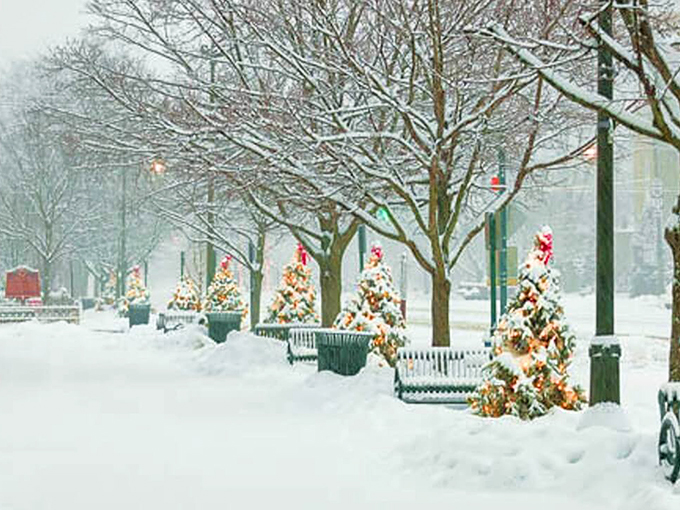 Winter transforms Granville's streets into the kind of scene that makes you want to cancel all appointments and just exist in the moment.