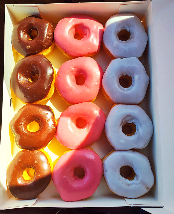 A dozen reasons to share&mdash;or not. This colorful box of joy makes you the most popular person at any morning meeting.